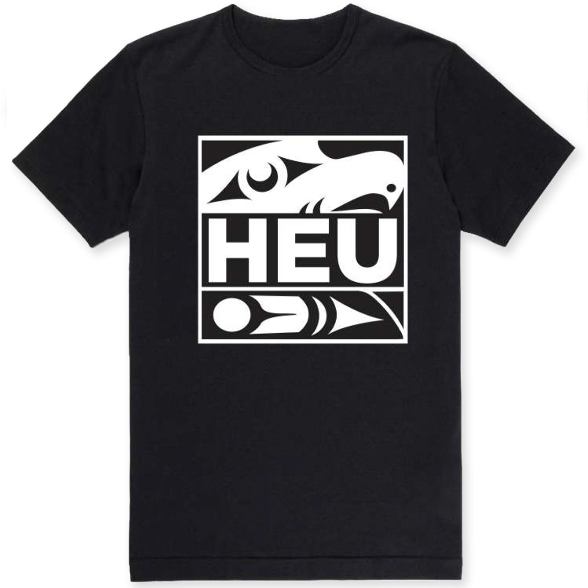 Black T-shirt with Eagle – HEU Store